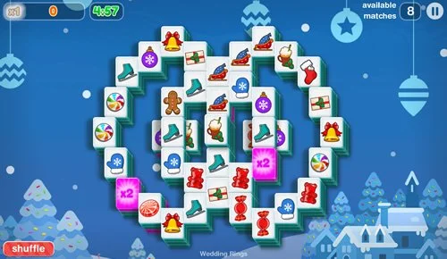 Mahjongg Candy Cane online: Play online for free