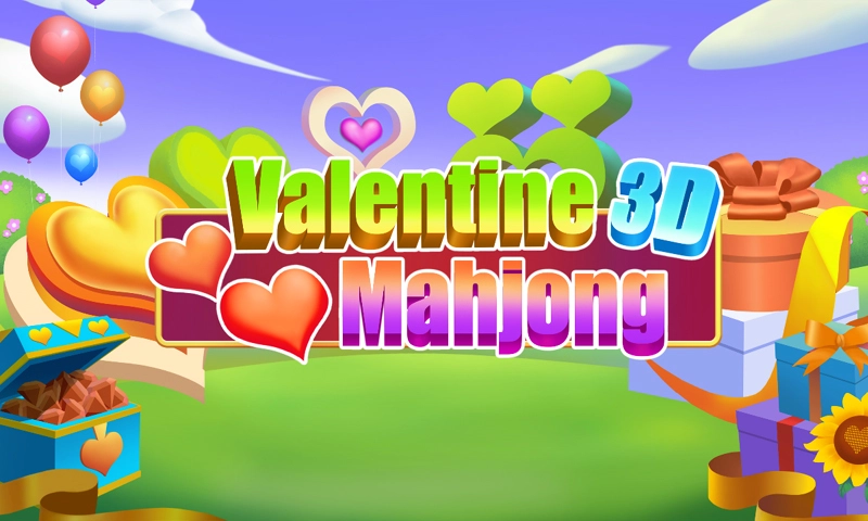 Valentine 3D Mahjong - Play online for free